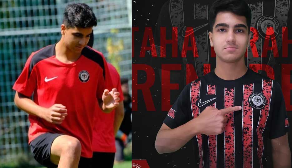 Genç yetenek Taha İbrahim profesyonel imzayı attı - Çorum Haber Gazetesi