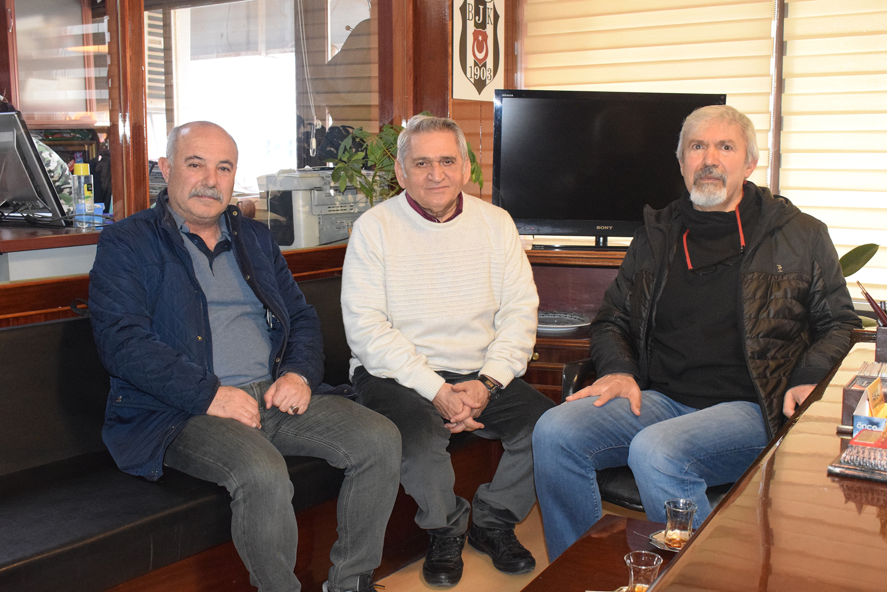 Emekli olan Ali Ekber Beyaz’dan veda ziyareti - Çorum Haber Gazetesi