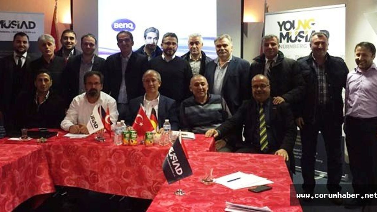 Sormaz, Almanya’da MÜSİAD’a konuk oldu - Çorum Haber Gazetesi