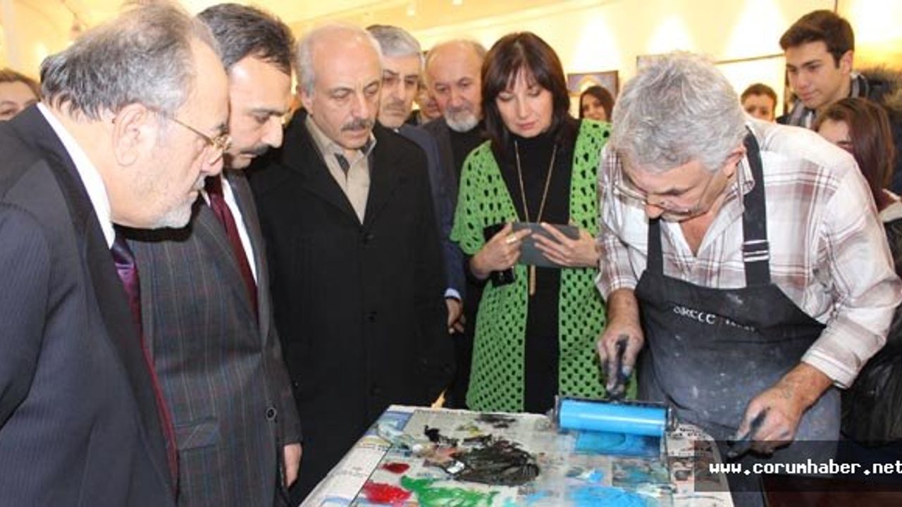 Ünlü ressam Hayati Misman’ın sergisi açıldı - Çorum Haber Gazetesi